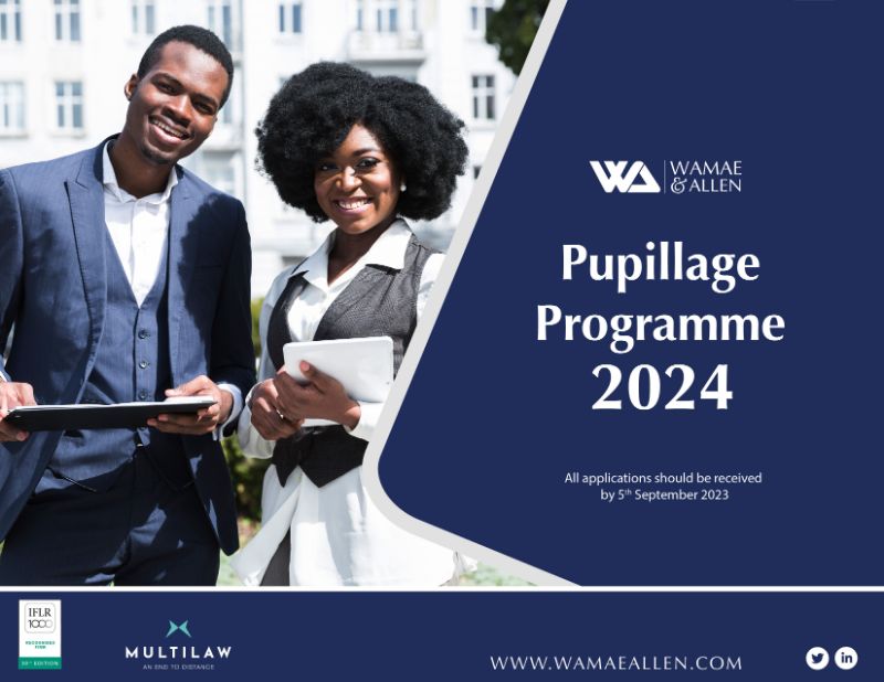 News Alert: Wamae & Allen Advocates – Pupillage Programme 2024 - Wamae ...